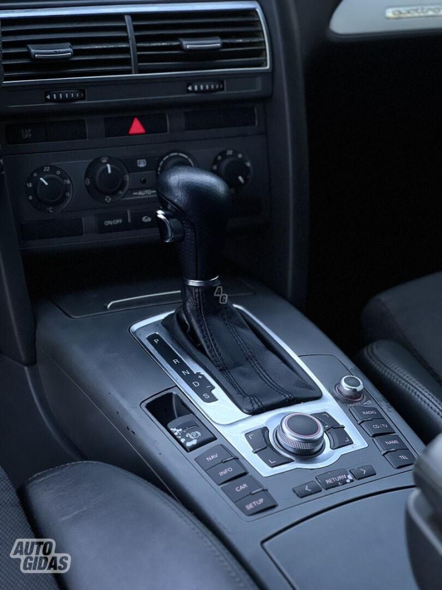 Black Audi A6 2007 in Kaunas, with an engine capacity of 2.70 L and mileage of 287 thousand km for 2350 €, photo 23 on AUTOMOTO.COM.LV