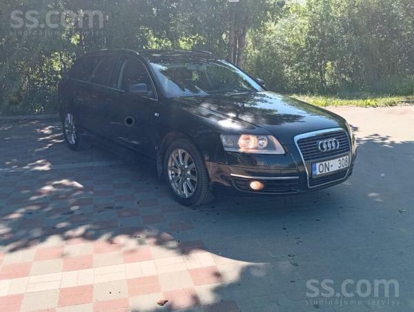 Black Audi A6 2007 in Jekabpils, with an engine capacity of 2.00 L and mileage of 386 thousand km for 3100 €, photo 1 on AUTOMOTO.COM.LV
