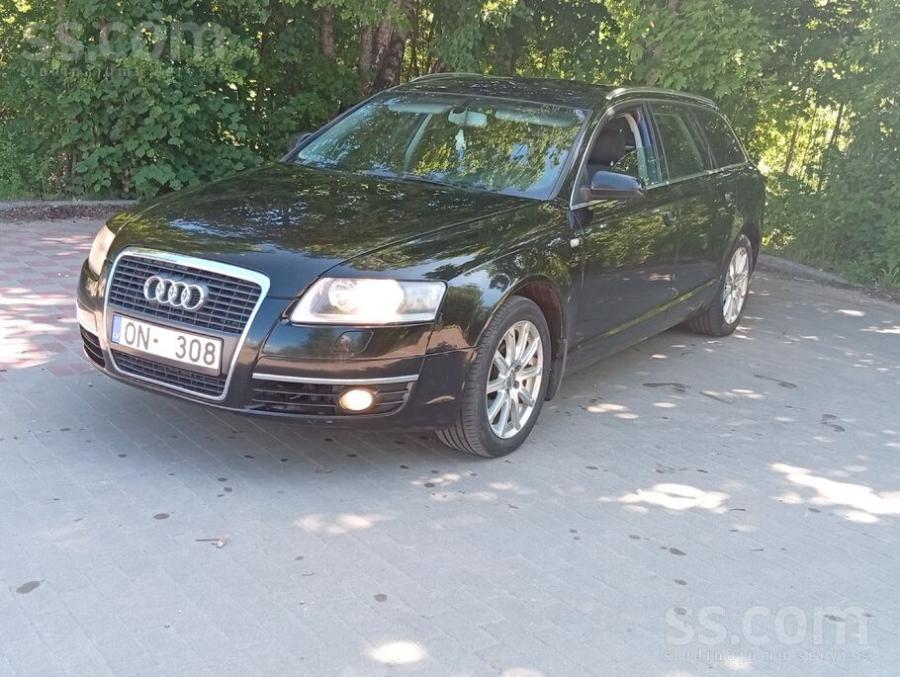 Black Audi A6 2007 in Jekabpils, with an engine capacity of 2.00 L and mileage of 386 thousand km for 3100 €, photo 3 on AUTOMOTO.COM.LV