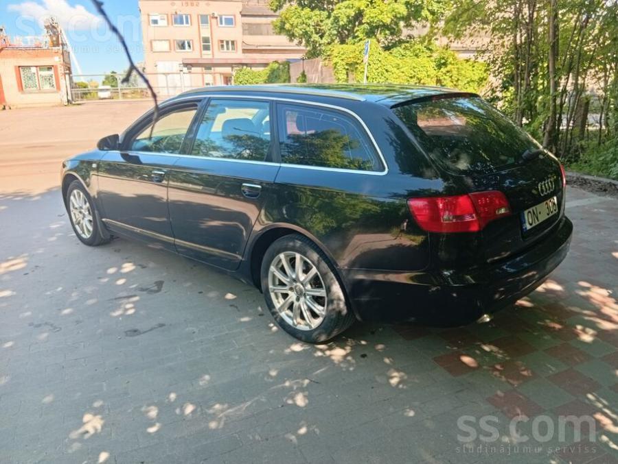 Black Audi A6 2007 in Jekabpils, with an engine capacity of 2.00 L and mileage of 386 thousand km for 3100 €, photo 5 on AUTOMOTO.COM.LV