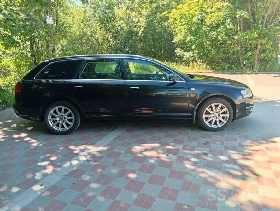 Black Audi A6 2007 in Jekabpils, with an engine capacity of 2.00 L and mileage of 386 thousand km for 3100 €, photo 6 on AUTOMOTO.COM.LV