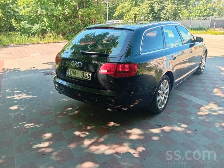 Black Audi A6 2007 in Jekabpils, with an engine capacity of 2.00 L and mileage of 386 thousand km for 3100 €, photo 7 on AUTOMOTO.COM.LV