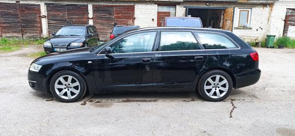 Black Audi A6 2007 in Sirvintos, with an engine capacity of 2.00 L and mileage of 211 thousand km for 3600 €, photo 4 on AUTOMOTO.COM.LV