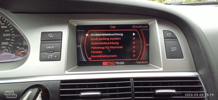 Melns Audi A6 2007 Širvintos, ar dzinēja tilpumu 2.00 L un nobraukumu 211 tūkst. km par 3600 €, foto 17 vietnē AUTOMOTO.COM.LV