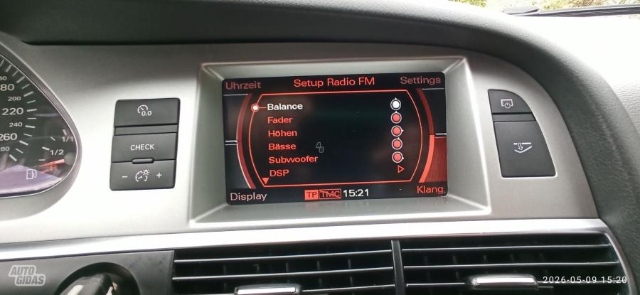 Melns Audi A6 2007 Širvintos, ar dzinēja tilpumu 2.00 L un nobraukumu 211 tūkst. km par 3600 €, foto 19 vietnē AUTOMOTO.COM.LV