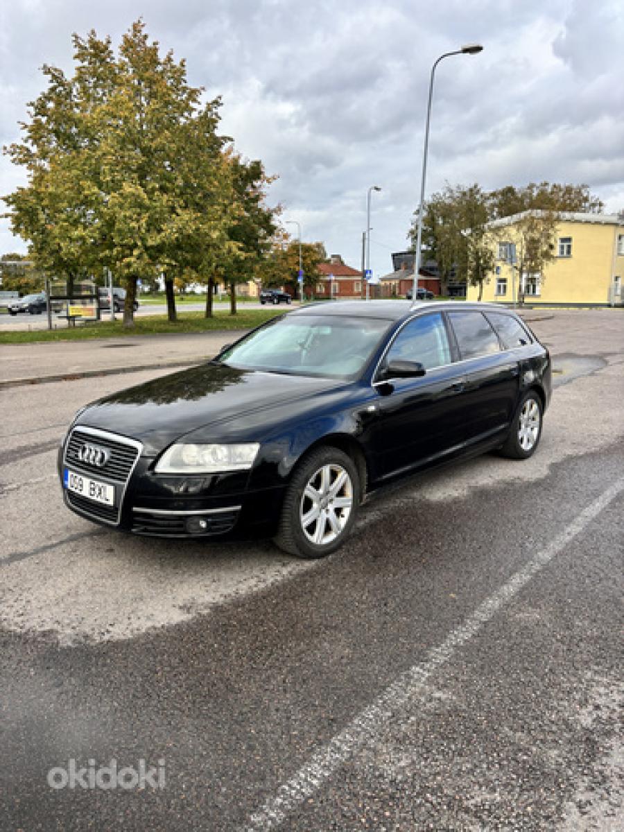 Black Audi A6 2007 in Tallinn, with an engine capacity of 2.70 L and mileage of 350 thousand km for 3599 €, photo 8 on AUTOMOTO.COM.LV