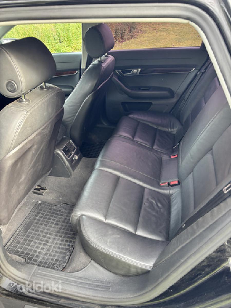 Black Audi A6 2007 in Tallinn, with an engine capacity of 2.70 L and mileage of 350 thousand km for 3599 €, photo 13 on AUTOMOTO.COM.LV