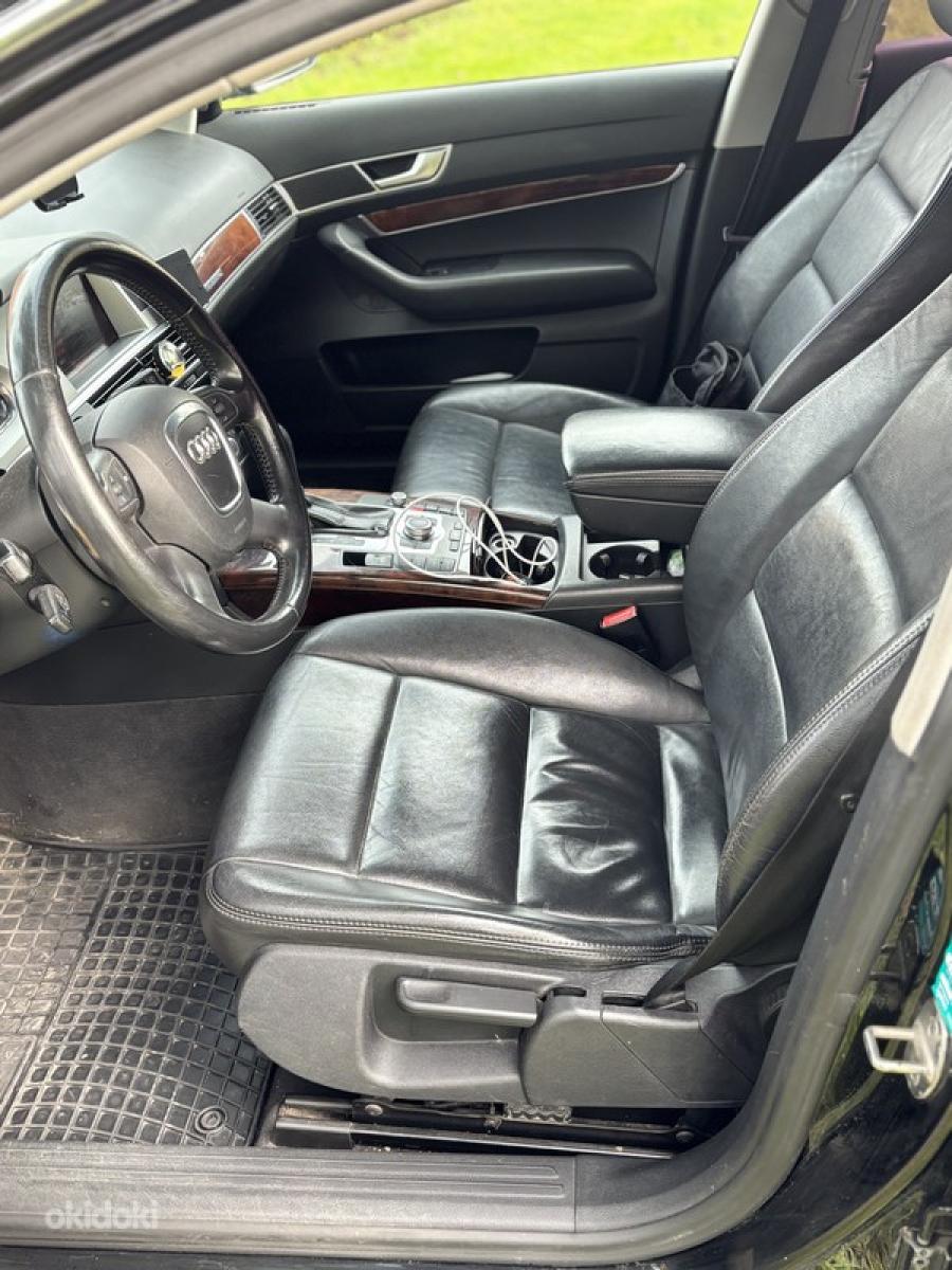 Black Audi A6 2007 in Tallinn, with an engine capacity of 2.70 L and mileage of 350 thousand km for 3599 €, photo 22 on AUTOMOTO.COM.LV