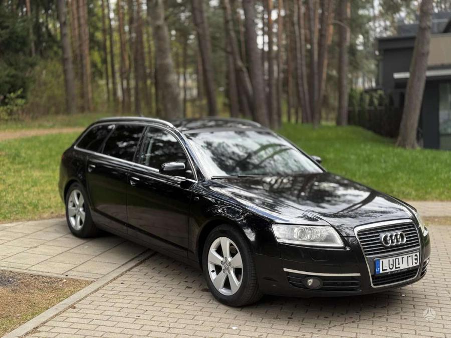 Melns Audi A6 2007 Viļņa, ar dzinēja tilpumu 2.00 L un nobraukumu 296 tūkst. km par 2000 €, foto 3 vietnē AUTOMOTO.COM.LV