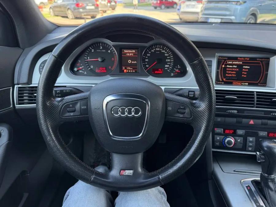 Melns Audi A6 2007 Rīga, ar dzinēja tilpumu 3.00 L un nobraukumu 294 tūkst. km par 2990 €, foto 19 vietnē AUTOMOTO.COM.LV