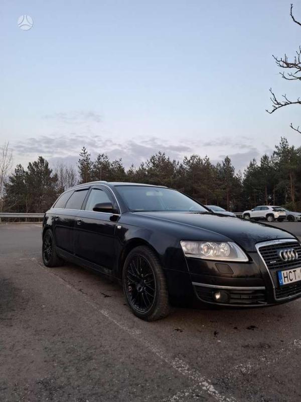 Melns Audi A6 2007 Viļņa, ar dzinēja tilpumu 2.97 L un nobraukumu 407 tūkst. km par 1800 €, foto 3 vietnē AUTOMOTO.COM.LV