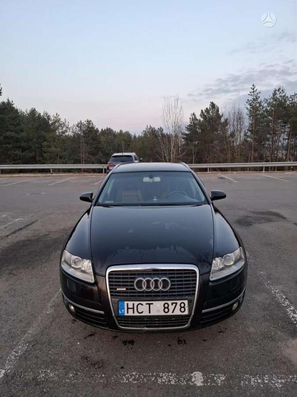 Melns Audi A6 2007 Viļņa, ar dzinēja tilpumu 2.97 L un nobraukumu 407 tūkst. km par 1800 €, foto 4 vietnē AUTOMOTO.COM.LV
