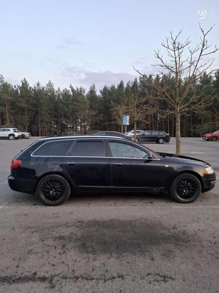Melns Audi A6 2007 Viļņa, ar dzinēja tilpumu 2.97 L un nobraukumu 407 tūkst. km par 1800 €, foto 6 vietnē AUTOMOTO.COM.LV