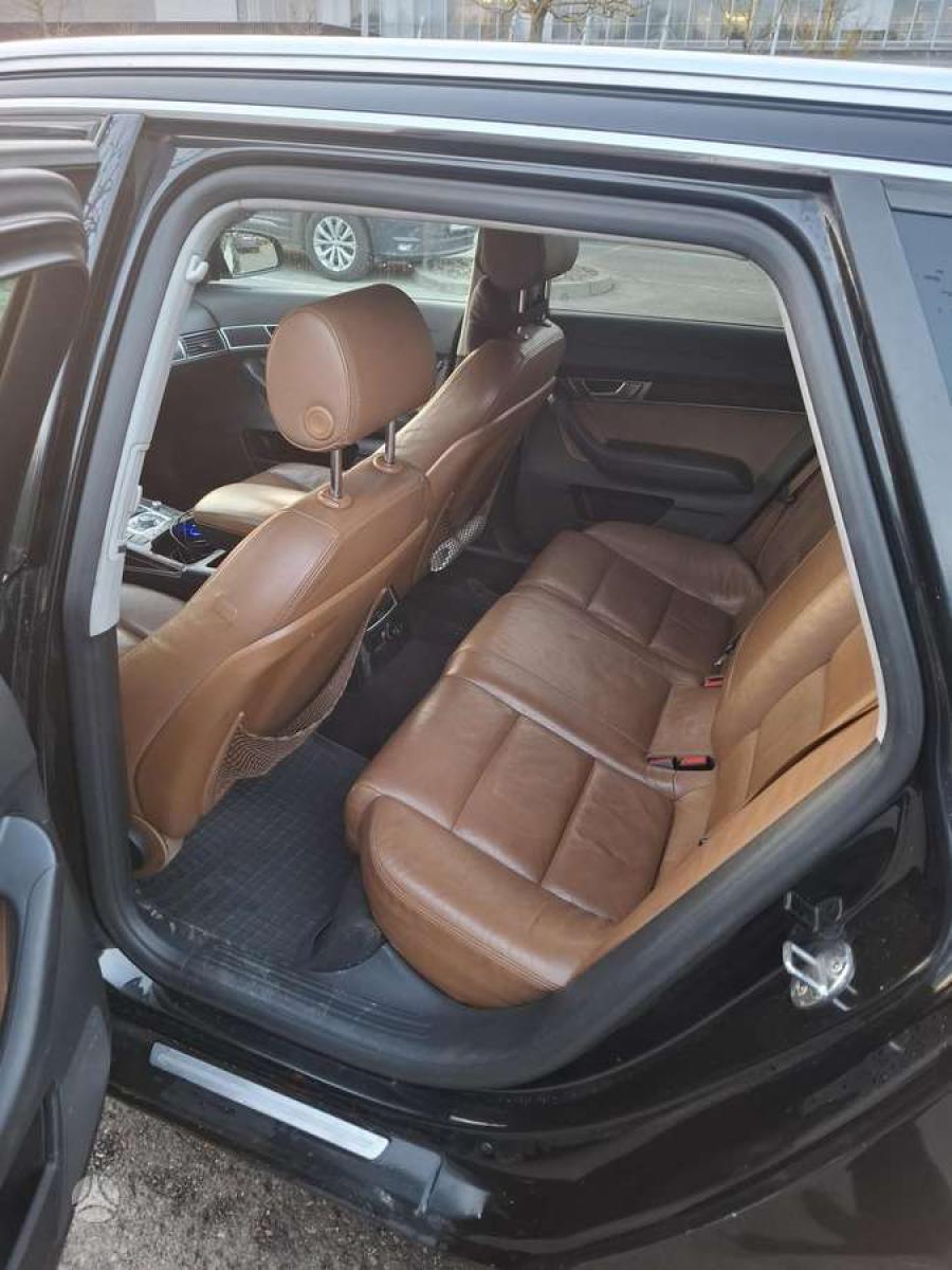 Melns Audi A6 2007 Viļņa, ar dzinēja tilpumu 2.97 L un nobraukumu 407 tūkst. km par 1800 €, foto 12 vietnē AUTOMOTO.COM.LV