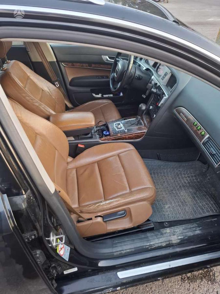 Melns Audi A6 2007 Viļņa, ar dzinēja tilpumu 2.97 L un nobraukumu 407 tūkst. km par 1800 €, foto 13 vietnē AUTOMOTO.COM.LV