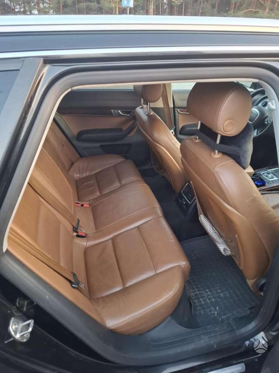 Melns Audi A6 2007 Viļņa, ar dzinēja tilpumu 2.97 L un nobraukumu 407 tūkst. km par 1800 €, foto 14 vietnē AUTOMOTO.COM.LV
