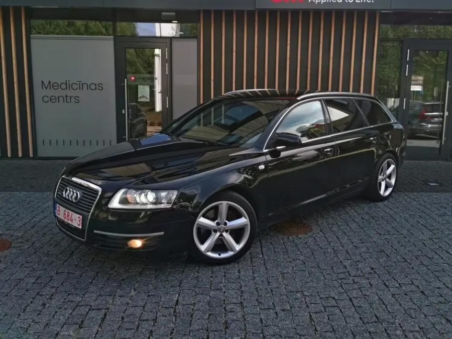 Black Audi A6 2007 in Riga, with an engine capacity of 3.00 L and mileage of 212 thousand km for 6100 €, photo 1 on AUTOMOTO.COM.LV