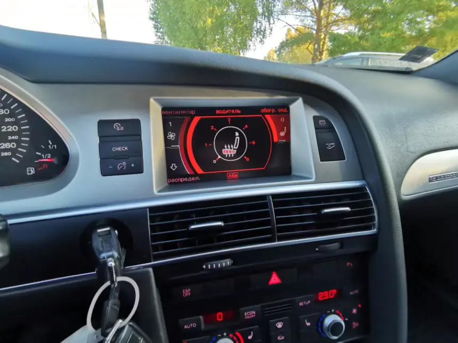 Melns Audi A6 2007 Kuldīga, ar dzinēja tilpumu 2.70 L un nobraukumu 315 tūkst. km par 2695 €, foto 9 vietnē AUTOMOTO.COM.LV