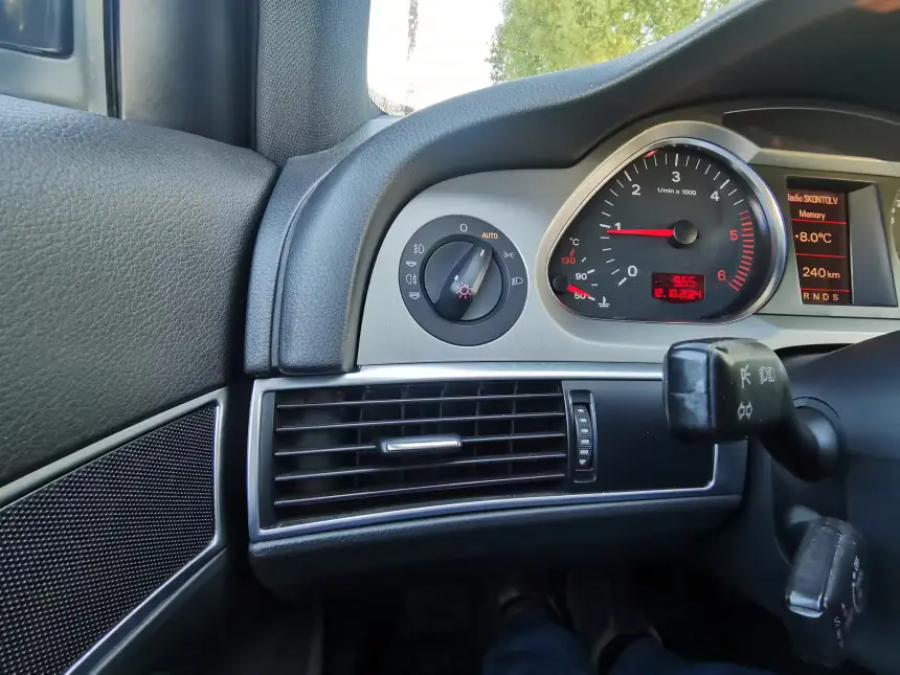 Melns Audi A6 2007 Kuldīga, ar dzinēja tilpumu 2.70 L un nobraukumu 315 tūkst. km par 2695 €, foto 15 vietnē AUTOMOTO.COM.LV