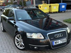 Black Audi A6 2007 in Riga, with an engine capacity of 3.00 L and mileage of 304 thousand km for 4490 €, photo  on AUTOMOTO.COM.LV