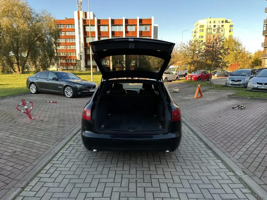 Black Audi A6 2007 in Riga, with an engine capacity of 3.00 L and mileage of 304 thousand km for 4490 €, photo 8 on AUTOMOTO.COM.LV