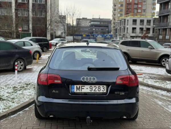 Black Audi A6 2007 in Riga, with an engine capacity of 3.00 L and mileage of 302 thousand km for 3990 €, photo 4 on AUTOMOTO.COM.LV