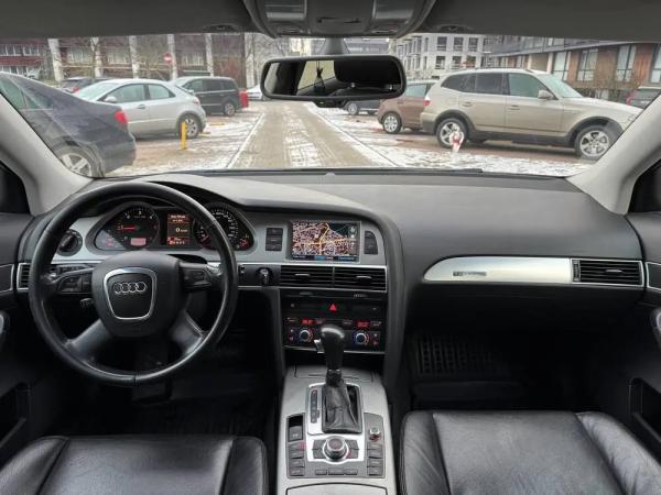 Black Audi A6 2007 in Riga, with an engine capacity of 3.00 L and mileage of 302 thousand km for 3990 €, photo 7 on AUTOMOTO.COM.LV