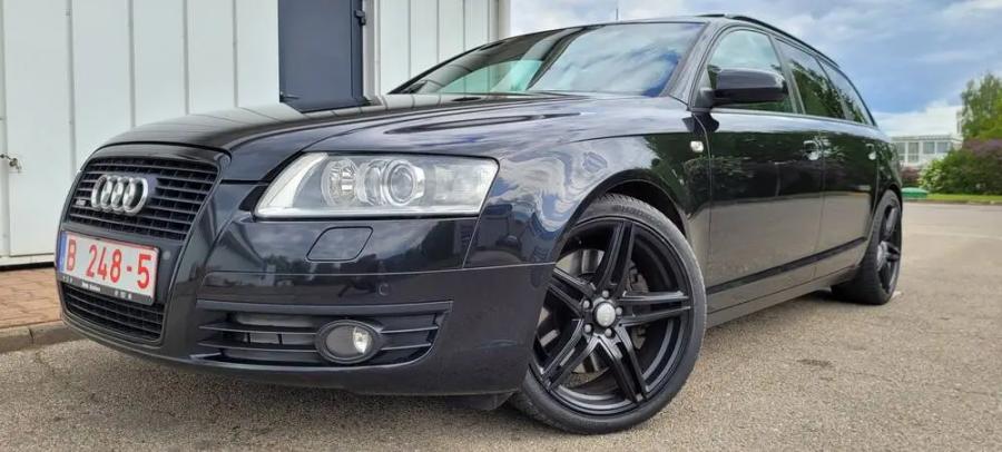 Black Audi A6 2007 in Riga, with an engine capacity of 3.00 L and mileage of 248 thousand km for 6900 €, photo 1 on AUTOMOTO.COM.LV