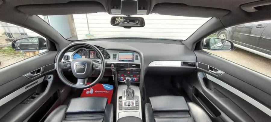 Black Audi A6 2007 in Riga, with an engine capacity of 3.00 L and mileage of 248 thousand km for 6900 €, photo 11 on AUTOMOTO.COM.LV