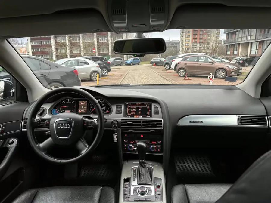 Black Audi A6 2007 in Riga, with an engine capacity of 3.00 L and mileage of 405 thousand km for 2490 €, photo 9 on AUTOMOTO.COM.LV