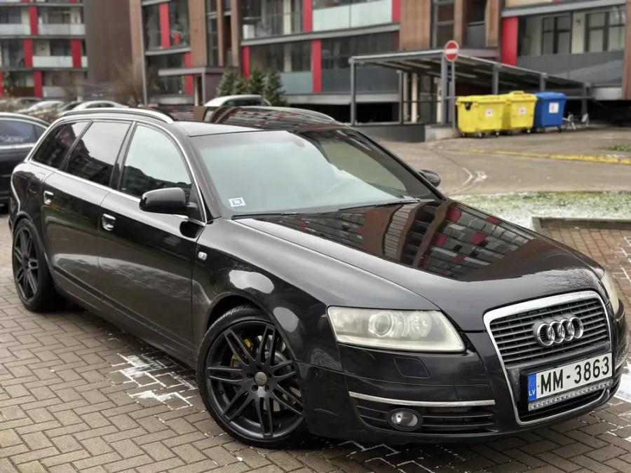 Melns Audi A6 2007 Rīga, ar dzinēja tilpumu 3.00 L un nobraukumu 398 tūkst. km par 3990 €, foto 1 vietnē AUTOMOTO.COM.LV