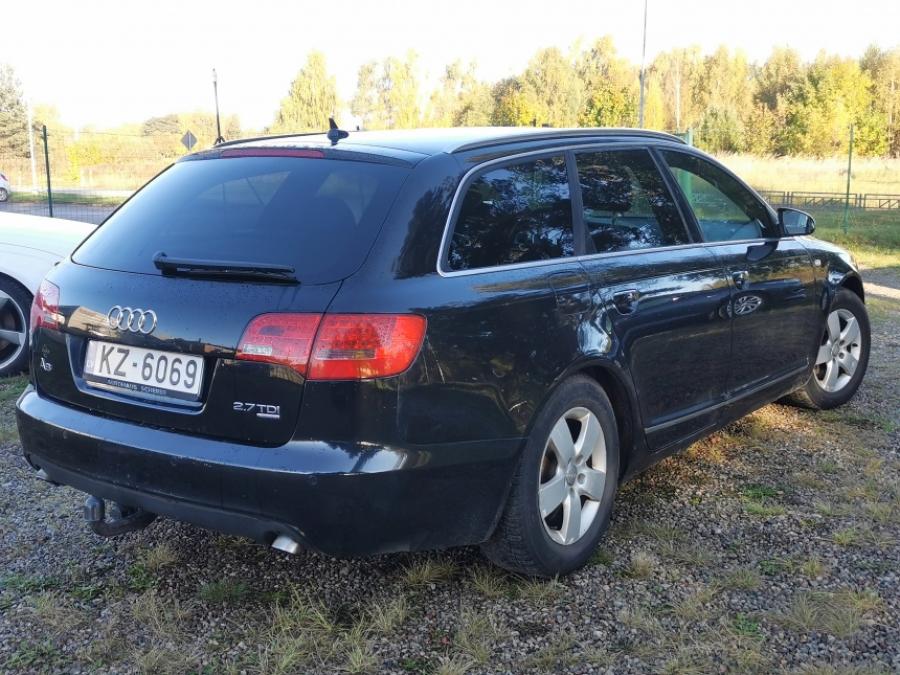 Black Audi A6 2007 in Riga, with an engine capacity of 2.70 L and mileage of 315 thousand km for 2695 €, photo 3 on AUTOMOTO.COM.LV