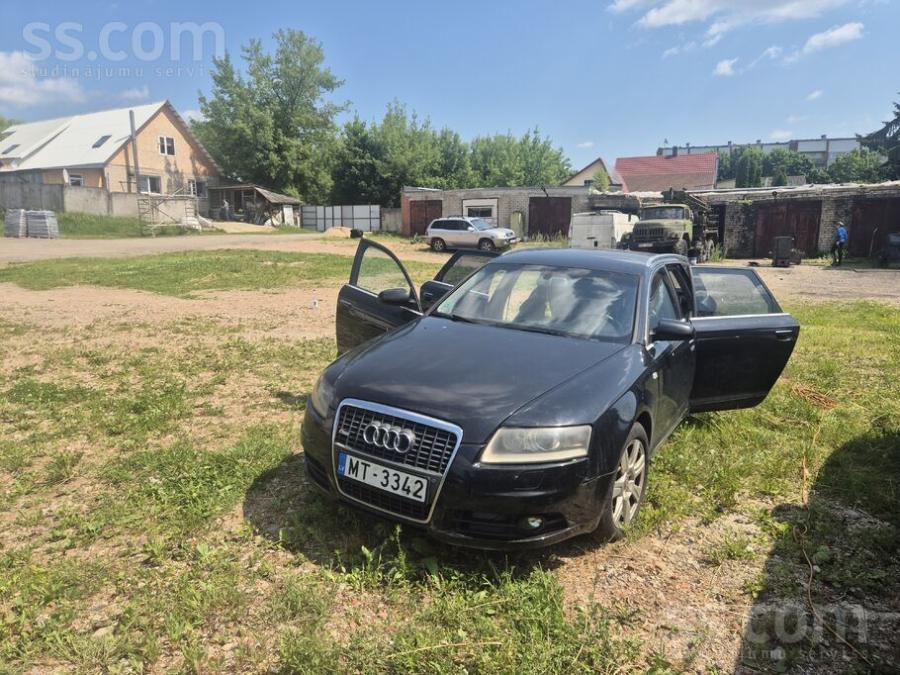Melns Audi A6 2007 Daugavpils, ar dzinēja tilpumu 3.00 L un nobraukumu 435 tūkst. km par 1100 €, foto 1 vietnē AUTOMOTO.COM.LV