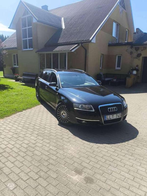 Black Audi A6 2007 in Vilnius, with an engine capacity of 1.97 L and mileage of 345 thousand km for 1550 €, photo 1 on AUTOMOTO.COM.LV