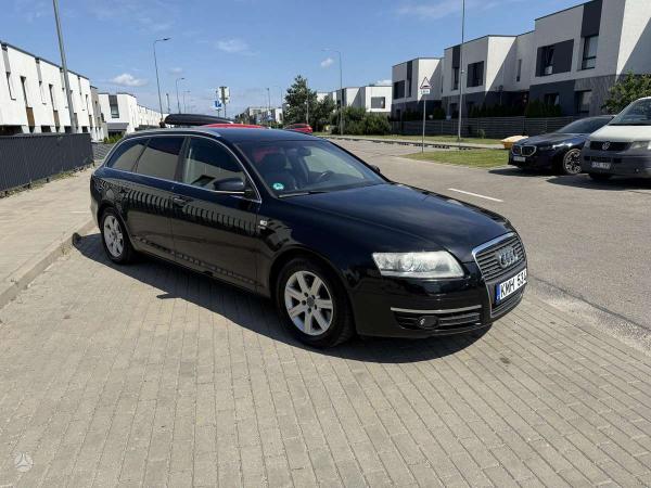 Черный Ауди А6 2007 в Вильнюс, объемом двигателя 2.70 л и пробегом 240 тыс. км за 1650 €, фото 2 на AUTOMOTO.COM.LV