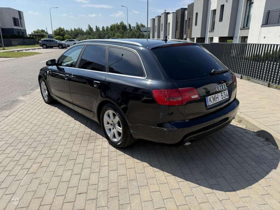 Black Audi A6 2007 in Vilnius, with an engine capacity of 2.70 L and mileage of 240 thousand km for 1650 €, photo 4 on AUTOMOTO.COM.LV