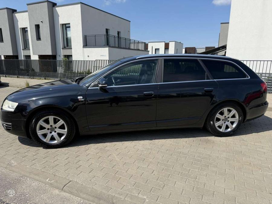 Black Audi A6 2007 in Vilnius, with an engine capacity of 2.70 L and mileage of 240 thousand km for 1650 €, photo 7 on AUTOMOTO.COM.LV