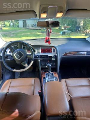 Melns Audi A6 2007 Ogre, ar dzinēja tilpumu 3.00 L un nobraukumu 360 tūkst. km par 2000 €, foto 4 vietnē AUTOMOTO.COM.LV