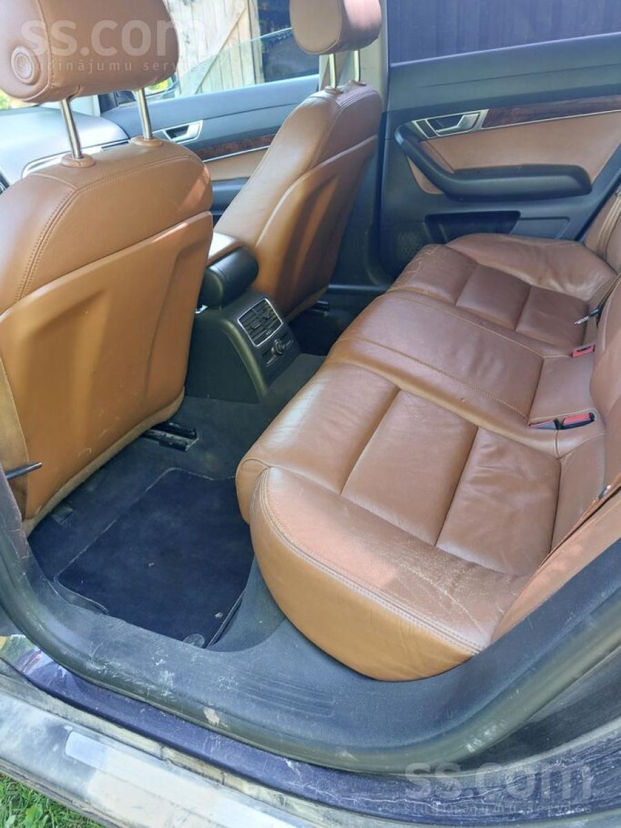 Melns Audi A6 2007 Ogre, ar dzinēja tilpumu 3.00 L un nobraukumu 360 tūkst. km par 2000 €, foto 5 vietnē AUTOMOTO.COM.LV