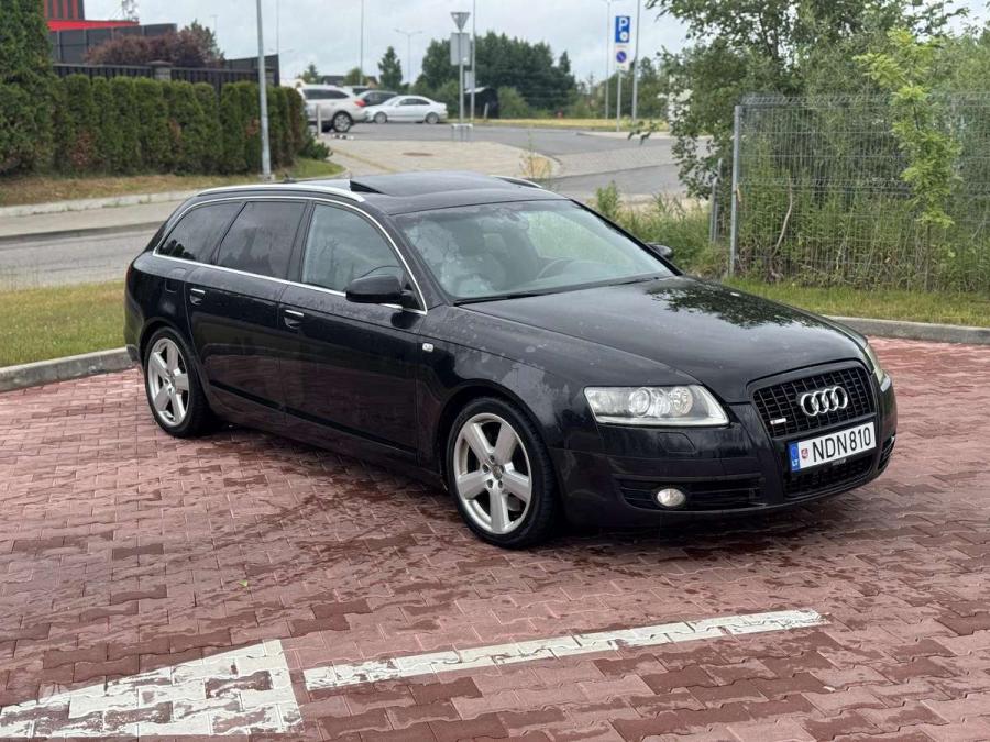 Черный Ауди А6 2007 в Вильнюс, объемом двигателя 3.00 л и пробегом 339 тыс. км за 2450 €, фото 4 на AUTOMOTO.COM.LV