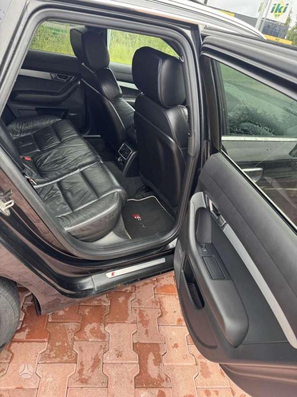 Black Audi A6 2007 in Vilnius, with an engine capacity of 3.00 L and mileage of 339 thousand km for 2450 €, photo 8 on AUTOMOTO.COM.LV