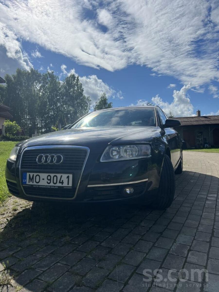 Melns Audi A6 2007 Ogre, ar dzinēja tilpumu 2.70 L un nobraukumu 287 tūkst. km par 2200 €, foto 1 vietnē AUTOMOTO.COM.LV