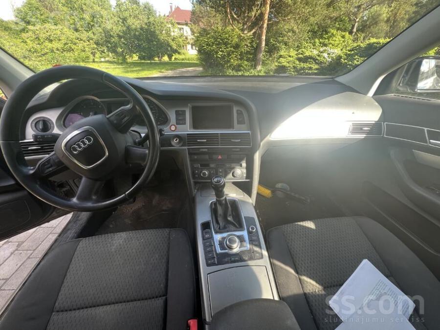 Melns Audi A6 2007 Ogre, ar dzinēja tilpumu 2.70 L un nobraukumu 287 tūkst. km par 2200 €, foto 5 vietnē AUTOMOTO.COM.LV