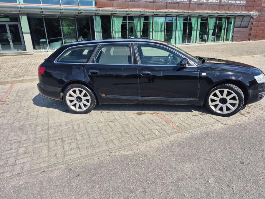 Black Audi A6 2007 in Siauliai, with an engine capacity of 1.97 L and mileage of 277 thousand km for 1700 €, photo 1 on AUTOMOTO.COM.LV
