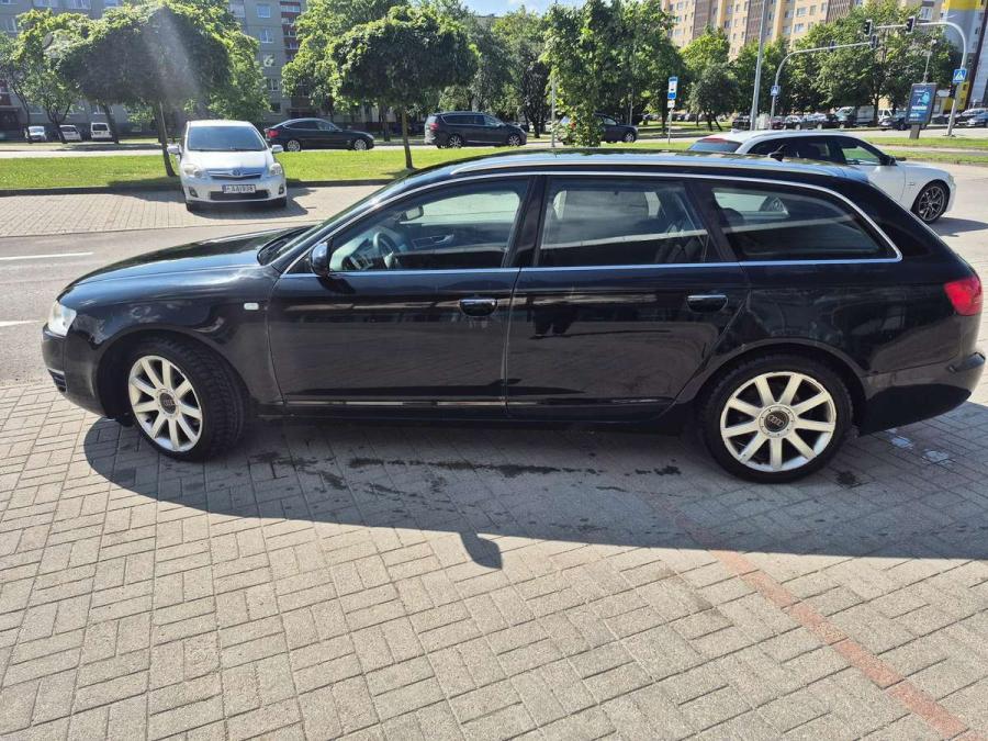 Black Audi A6 2007 in Siauliai, with an engine capacity of 1.97 L and mileage of 277 thousand km for 1700 €, photo 5 on AUTOMOTO.COM.LV