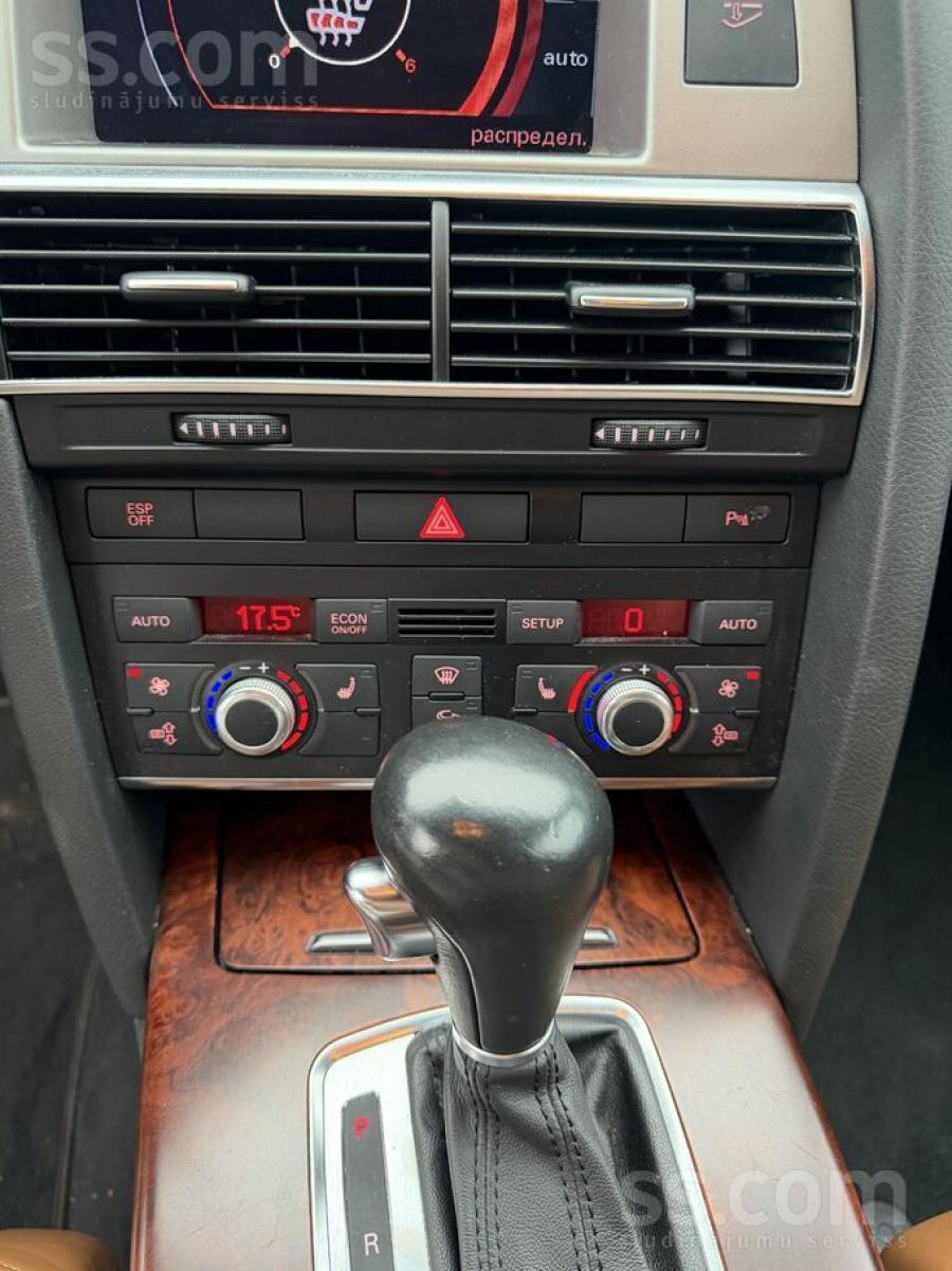 Melns Audi A6 2007 Jelgava, ar dzinēja tilpumu 3.00 L un nobraukumu 379 tūkst. km par 3300 €, foto 12 vietnē AUTOMOTO.COM.LV