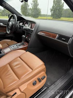 Melns Audi A6 2007 Jelgava, ar dzinēja tilpumu 3.00 L un nobraukumu 379 tūkst. km par 3300 €, foto 18 vietnē AUTOMOTO.COM.LV