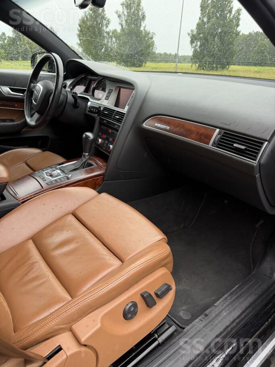 Melns Audi A6 2007 Jelgava, ar dzinēja tilpumu 3.00 L un nobraukumu 379 tūkst. km par 3300 €, foto 18 vietnē AUTOMOTO.COM.LV
