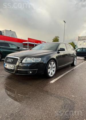 Black Audi A6 2007 in Riga, with an engine capacity of 2.70 L and mileage of 314 thousand km for 2500 €, photo  on AUTOMOTO.COM.LV