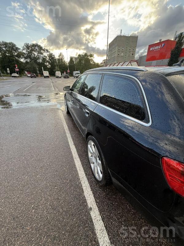 Black Audi A6 2007 in Riga, with an engine capacity of 2.70 L and mileage of 314 thousand km for 2500 €, photo 4 on AUTOMOTO.COM.LV
